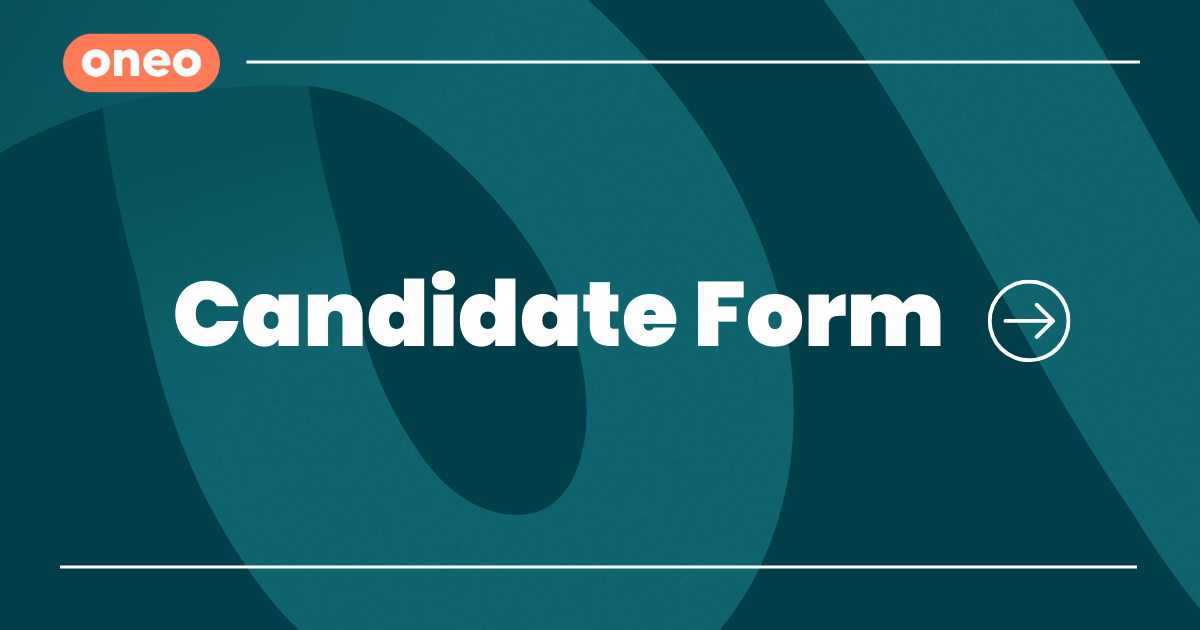 Candidate Sign Up - Oneo