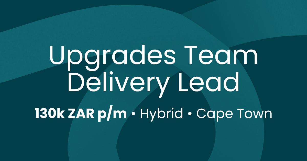 Upgrades Team - Delivery Lead - Oneo